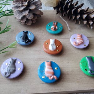 Handmade Cat Magnets for Cat Lovers | Cat Lady Gifts | Pet Loss Gifts ...