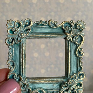 Hand Painted Miniature Dollhouse Picture Frame - 1:12 Scale - Etsy