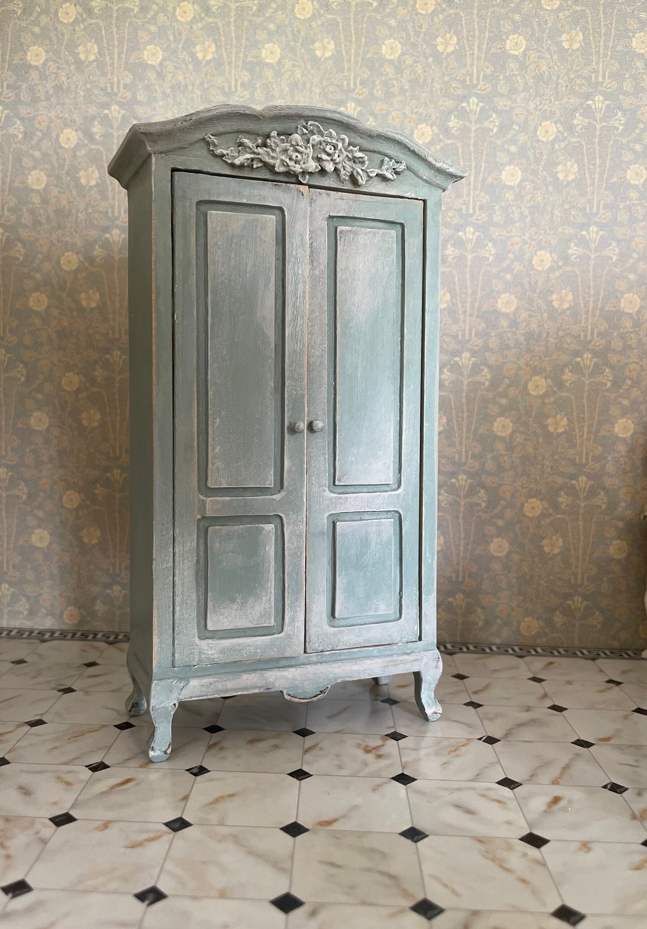 French Grey Wardrobe Etsy