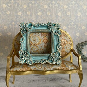 Hand Painted Miniature Dollhouse Picture Frame - 1:12 Scale - Etsy