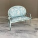 Miniature Pastel Blue Shabby Chic Sofa . French Dollhouse Furniture ...