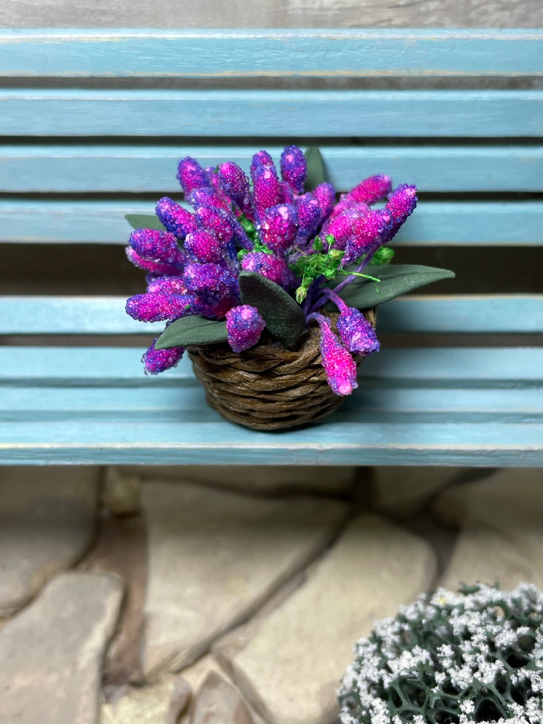 Miniature Flowers . 1:12 Scale . Accessories for a Dollhouse ...