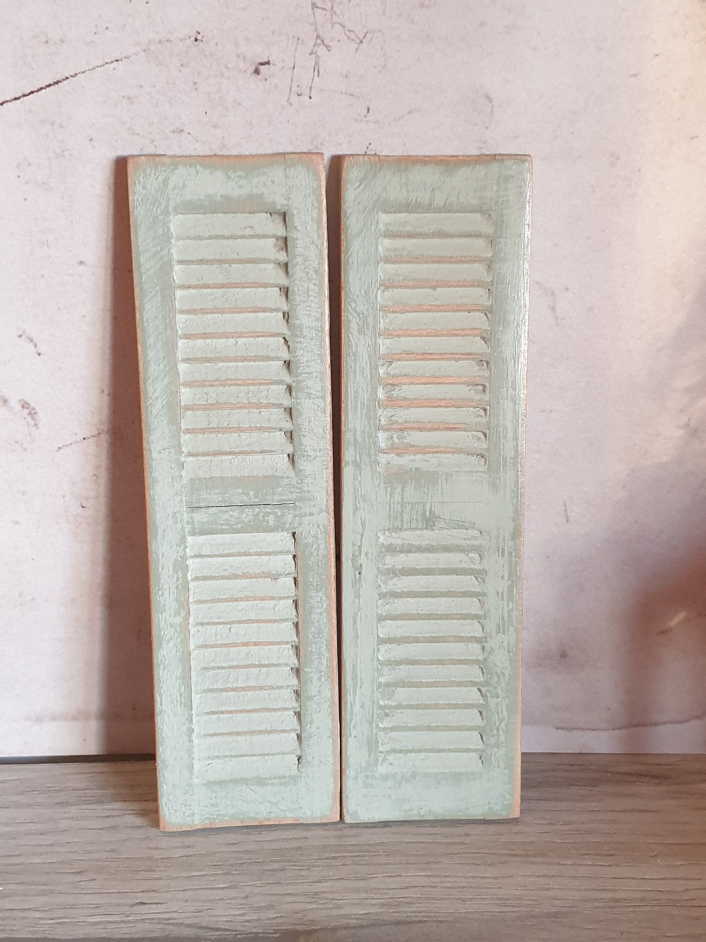 Shabby Shutter. Miniature Scale 1/12 Wooden .doll House - Etsy