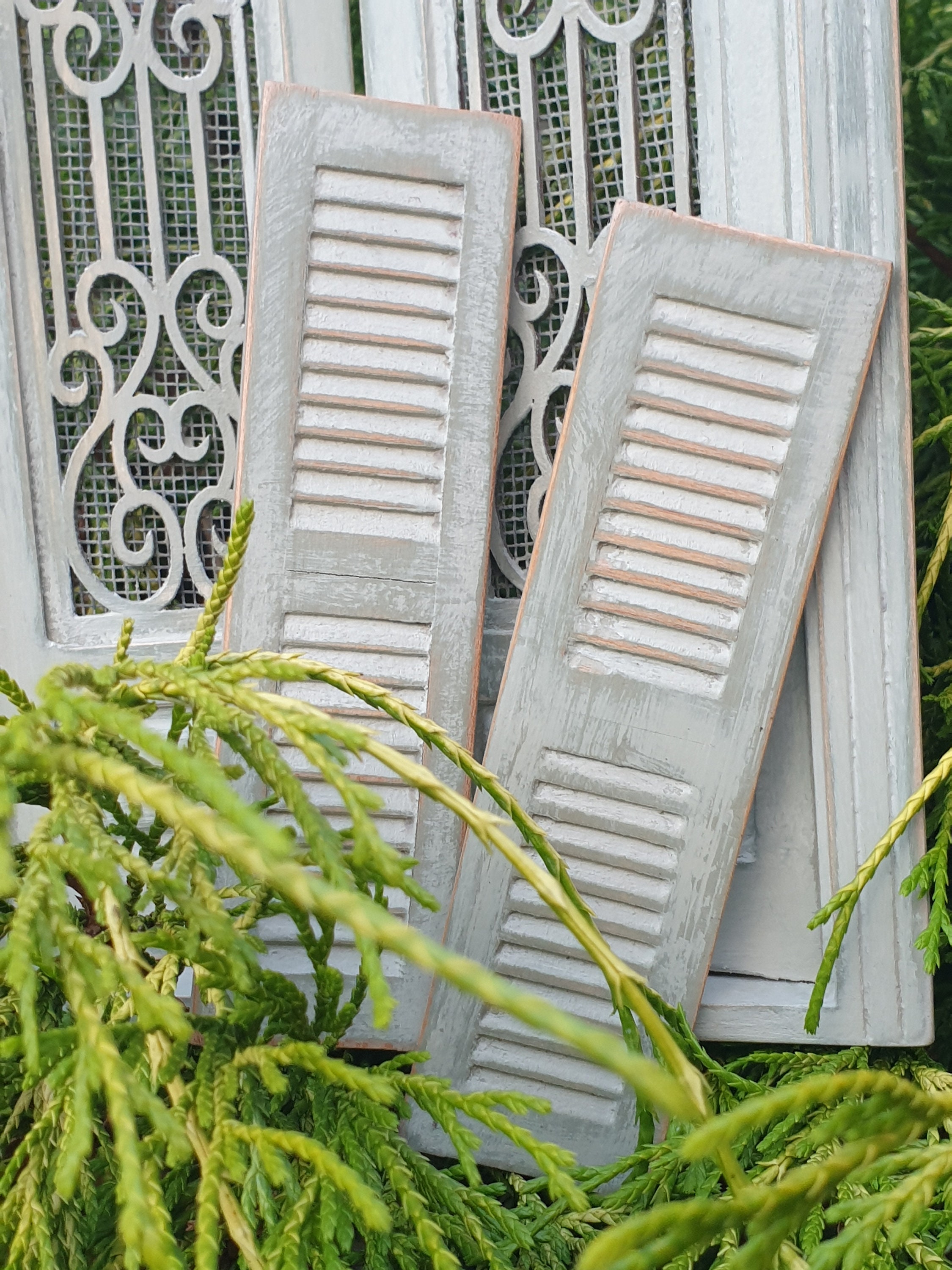 Shabby Shutter. Miniature Scale 1/12 Wooden .doll House - Etsy