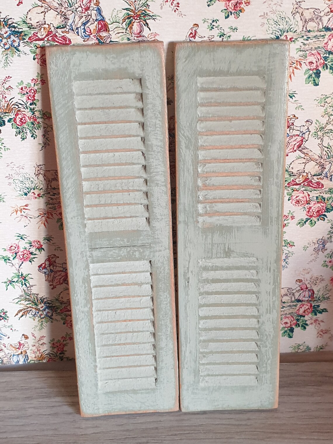 Shabby Shutter. Miniature Scale 1/12 Wooden .doll House - Etsy