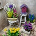 Miniature Flowers . 1:12 Scale . Accessories for a Dollhouse ...