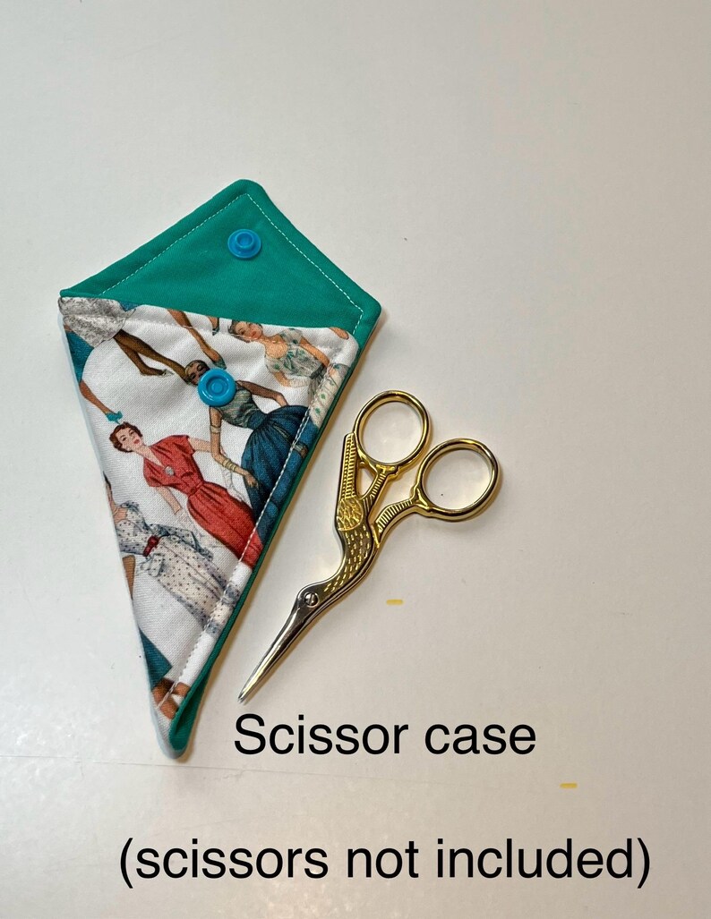Scissor Case/ Scissor Keeper: Padded, Fabric Case for Small, Embroidery ...