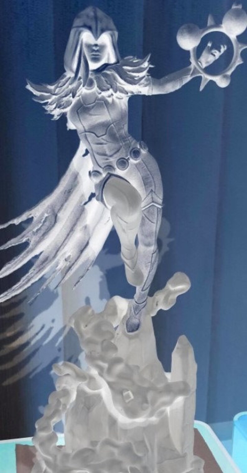 Raven Sexy Witch Raven Stl For 3d Printing Etsy