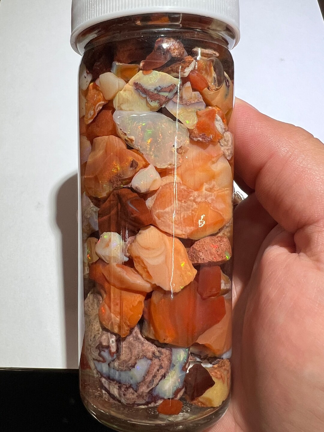 Amazing Matrix Fire Opal Matrix Jar - Etsy