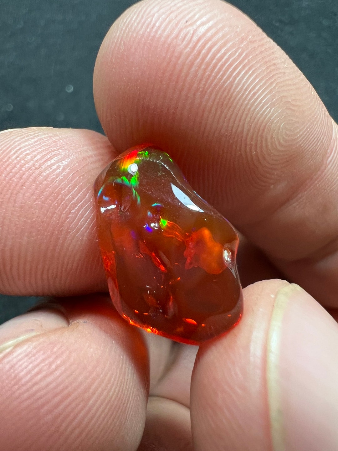 Amazing Fire Opal With Its Beautiful Sparkles and Landscapes and Quarry ...