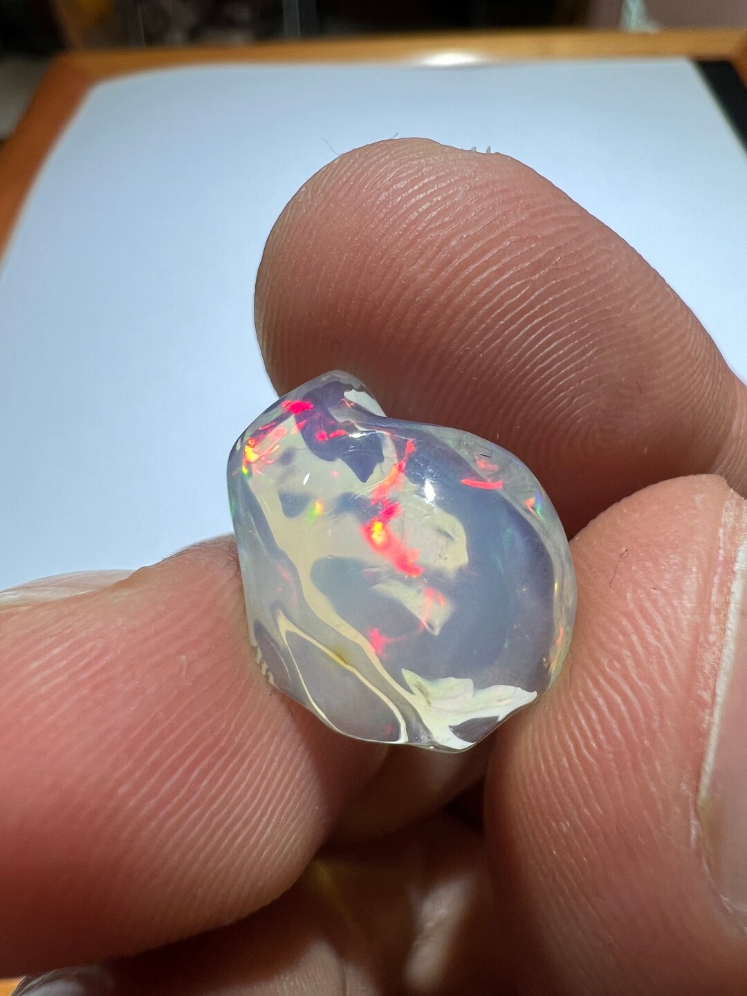 Amazing Water Opal With Its Beautiful Rain Sparkles AAA Quality Weight ...