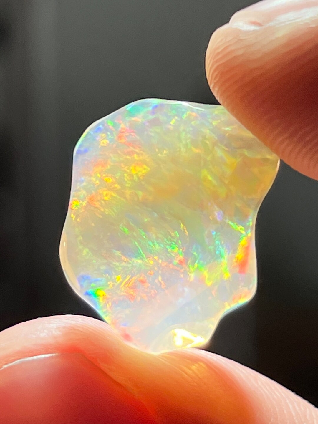 Amazing Fire Opal With Its Beautiful Sparkles AA Quality Weight 6.70 ...