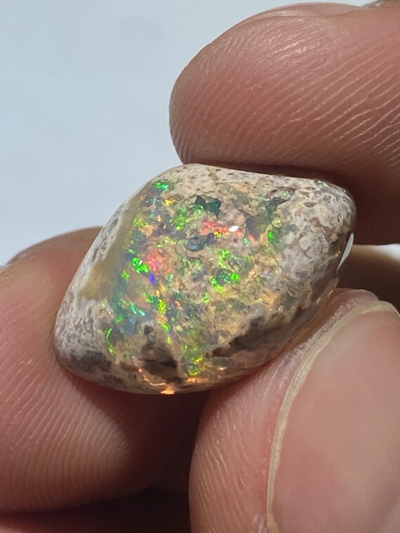 Amazing Fire Opal in Matrix With Its Beautiful Sparkles AAA - Etsy