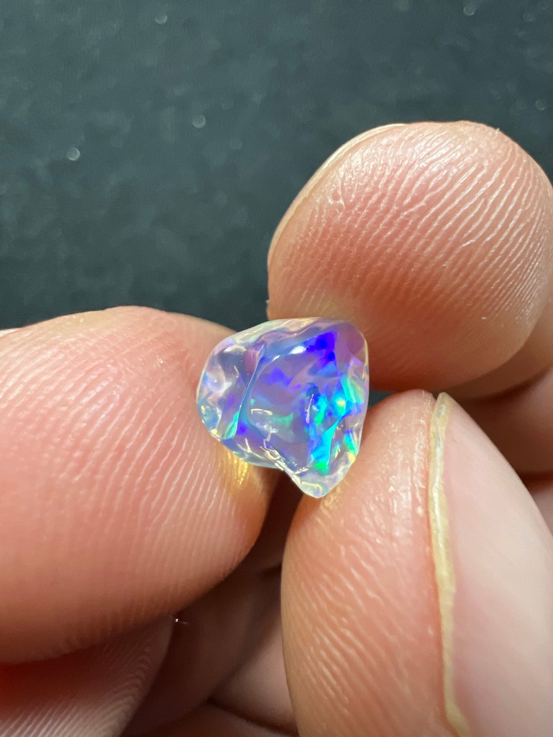 Amazing Water Opal With Its Beautiful Sparkles and Rutile Inlay AAA ...