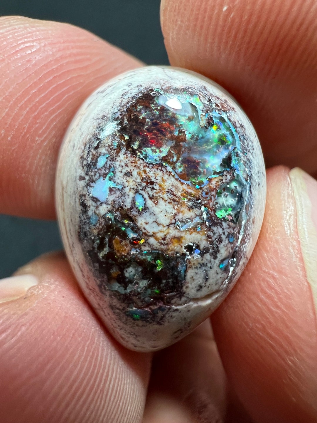 Amazing Fire Opal on Matrix With Its Beautiful Sparkles AAA Quality ...