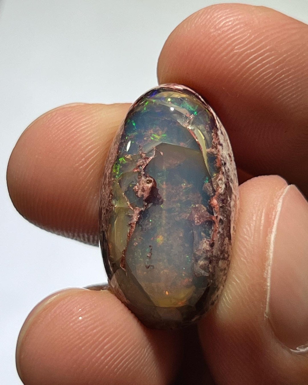 Incredible Fire Opal in Matrix With Its Beautiful Sparkles AA - Etsy
