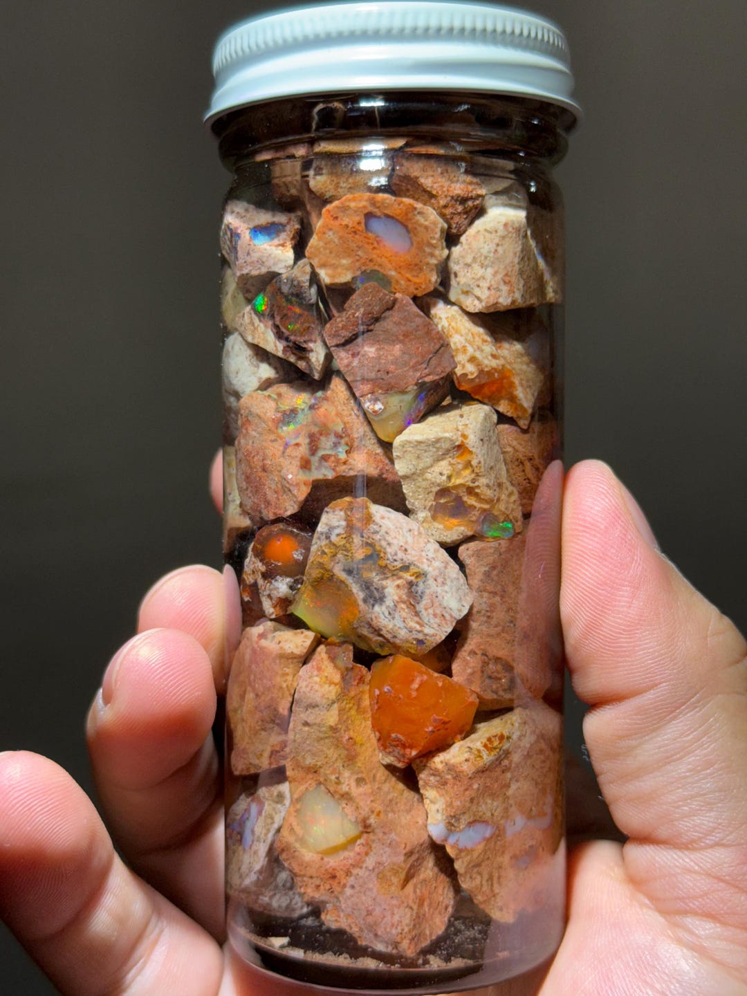 Amazing Matrix Fire Opal Matrix Jar No.127 - Etsy