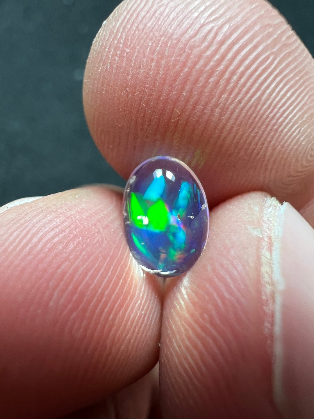 Amazing Water Opal With Its Beautiful Sparkles and Rutile Inlays AAA ...