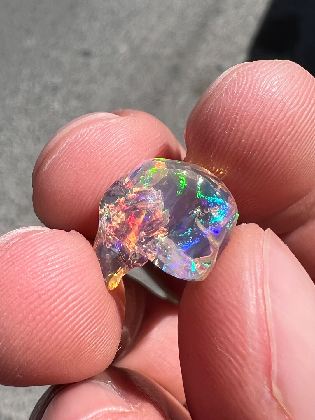 Amazing Water Opal With Its Beautiful Sparkles and Quarry Inlay AAA ...