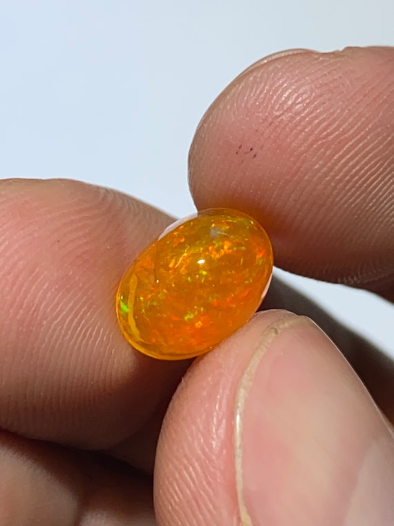 Amazing Fire Opal With Its Beautiful Sparkles and Quarry - Etsy