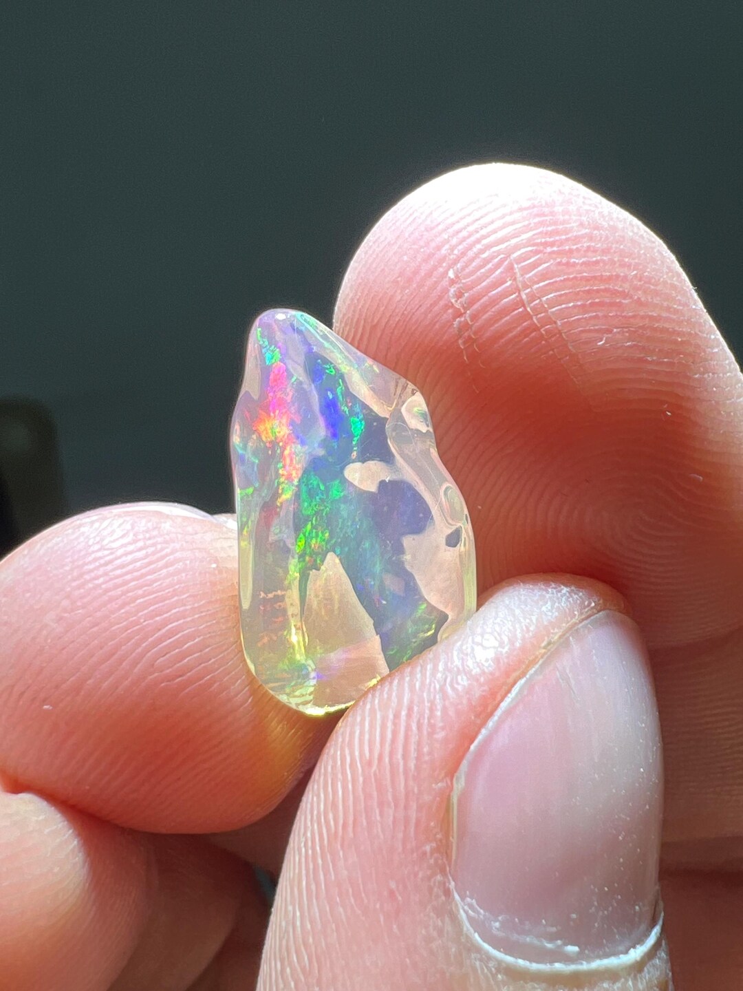 Amazing Water Opal With Its Beautiful Sparkles AAA Quality Weight 6.60 ...
