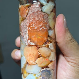 Amazing Matrix Fire Opal Matrix Jar - Etsy