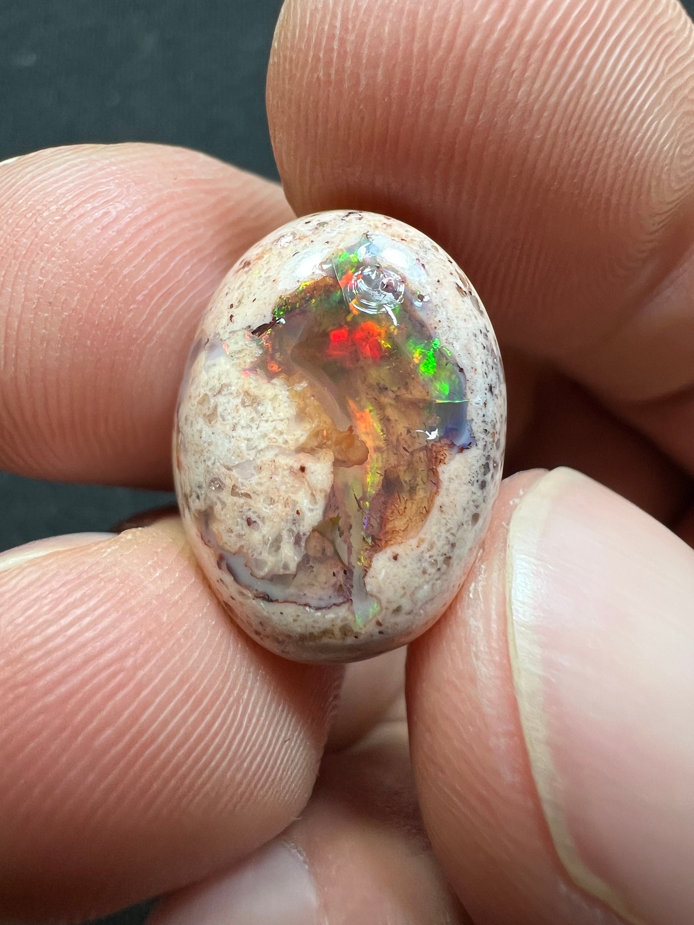 Amazing Fire Opal on Matrix With Its Beautiful Sparkles AAA Quality ...