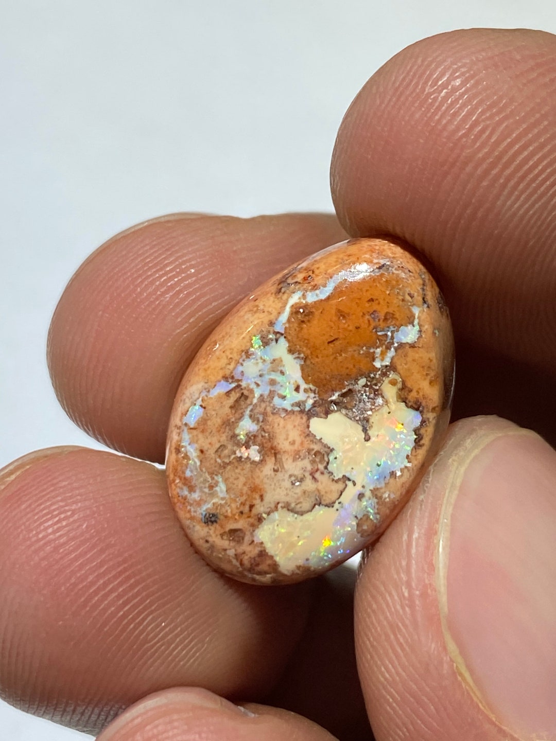 Incredible Magical Fire Opal in Matrix With Its Beautiful Sparkles AA ...