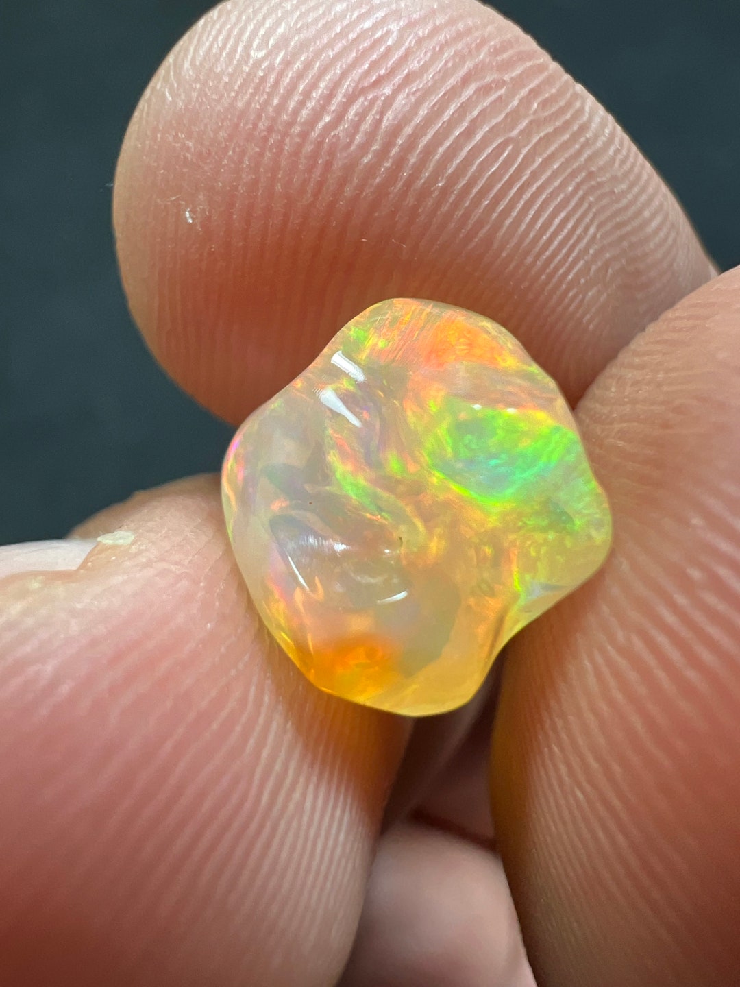 Stunning Fire Opal With Its Beautiful Sparkles AAA Quality Weight 4.80 ...