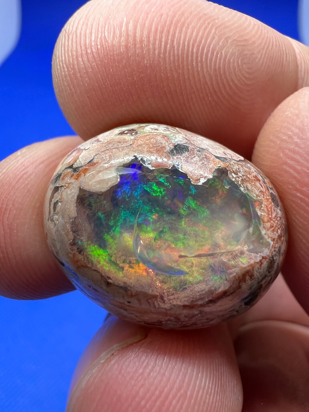 Incredible Matrix Fire Opal With Its Beautiful Sparkles AAA Quality ...