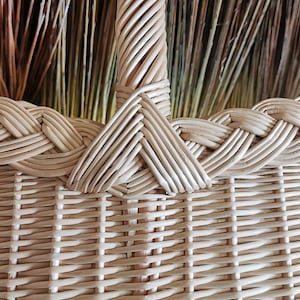 Wicker Willow Basket - Etsy