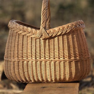 Wicker Willow Basket - Etsy