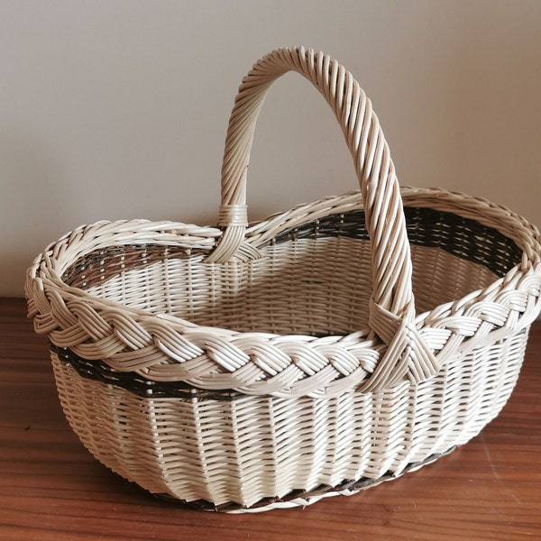 French Wicker Basket - Etsy
