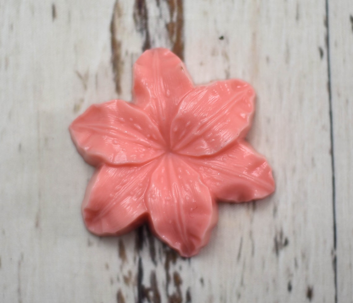 Lily Flower Soap Shaped Soap Soap Favors Glycerin Soap Etsy