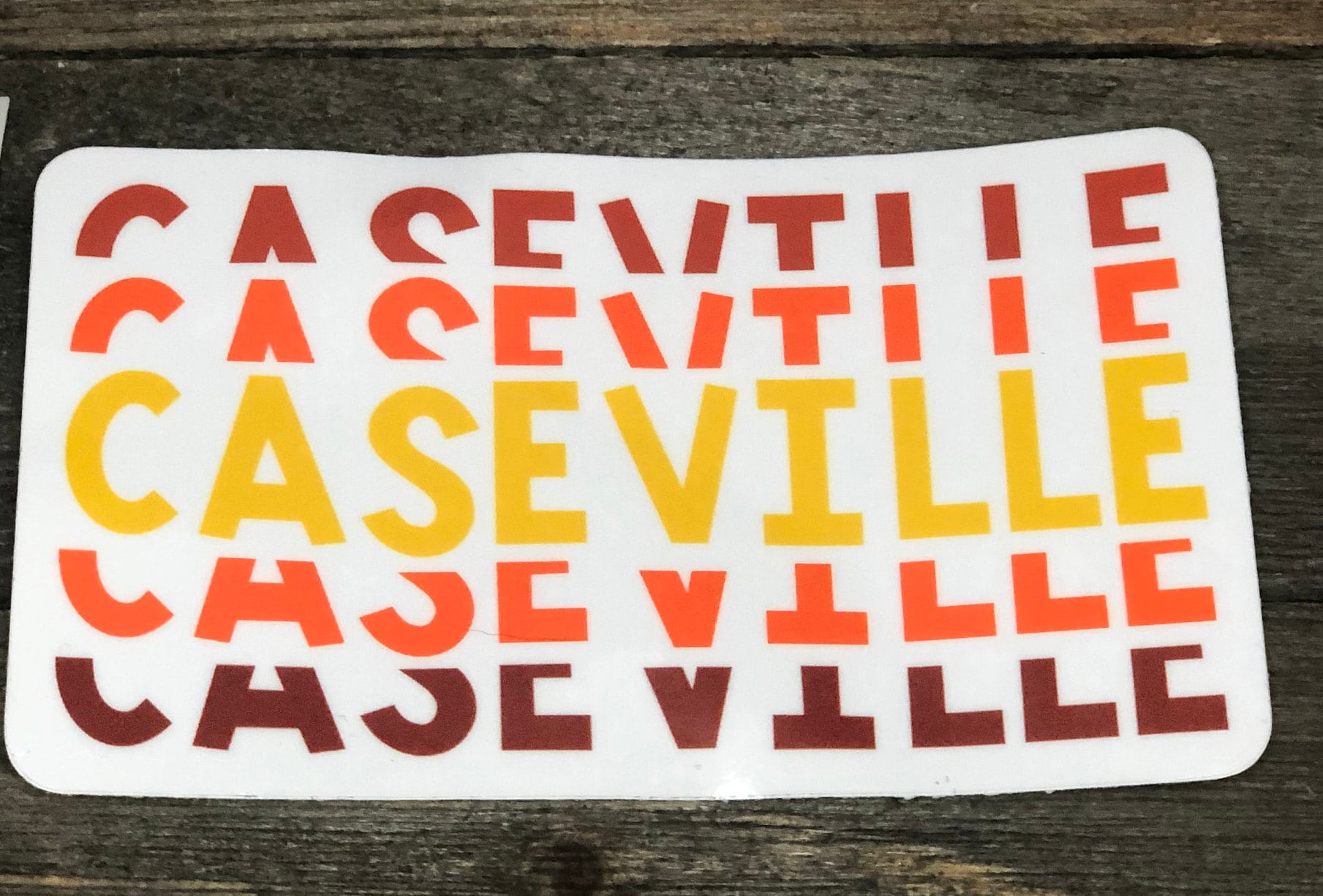 Caseville Die Cut Vinyl Sticker - Etsy UK
