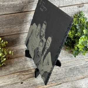 Custom 8x10 Laser Engraved Slate Photo And/or Text – Personalized ...