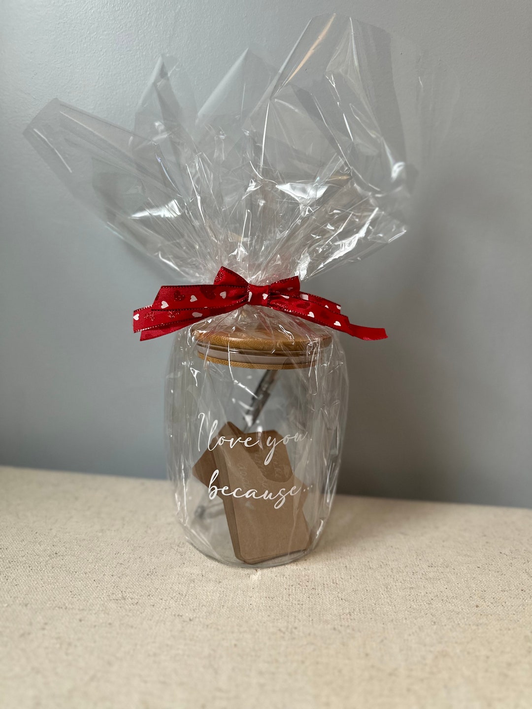 Customized Note Jar Gift Package With Gel Pen and Note Pad Included! - Etsy
