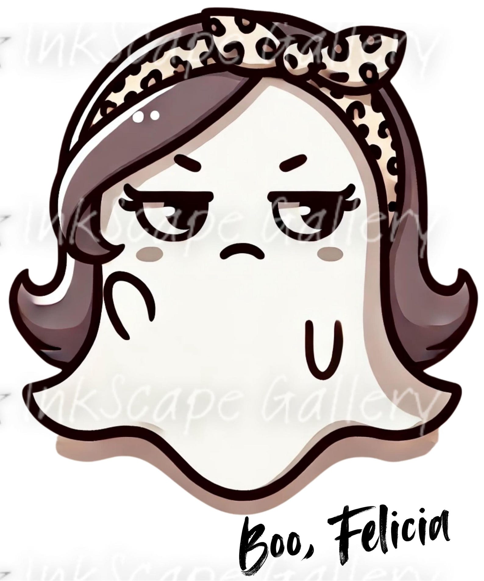 Boo Felicia Halloween Ghost PNG SVG Light & Dark Lettering for Crafts ...