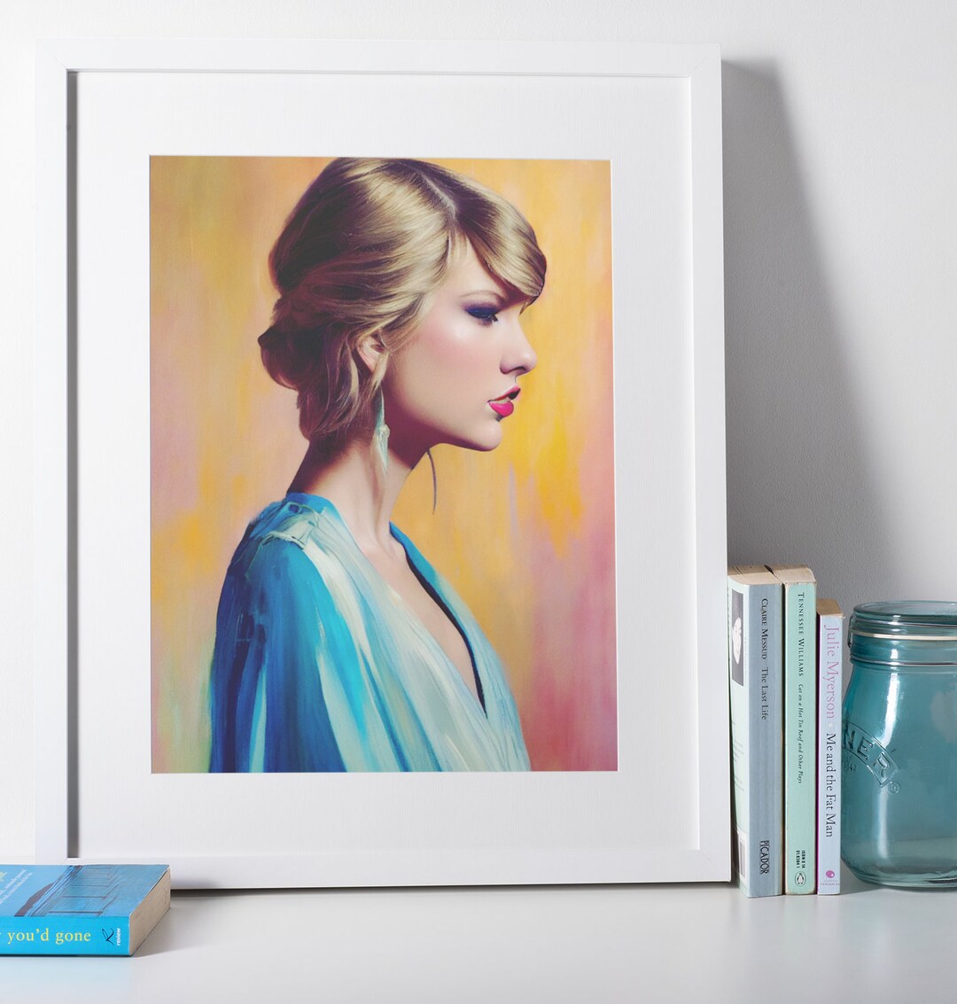 Captivating Taylor Swift Art Print Exquisite Art Print, Music-inspired ...