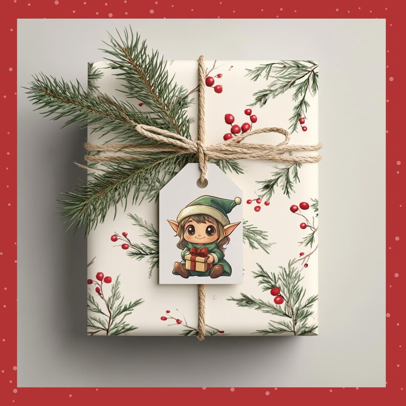 Christmas Stickers Digital Download | Cute Holiday Clipart Bundle | PNG ...