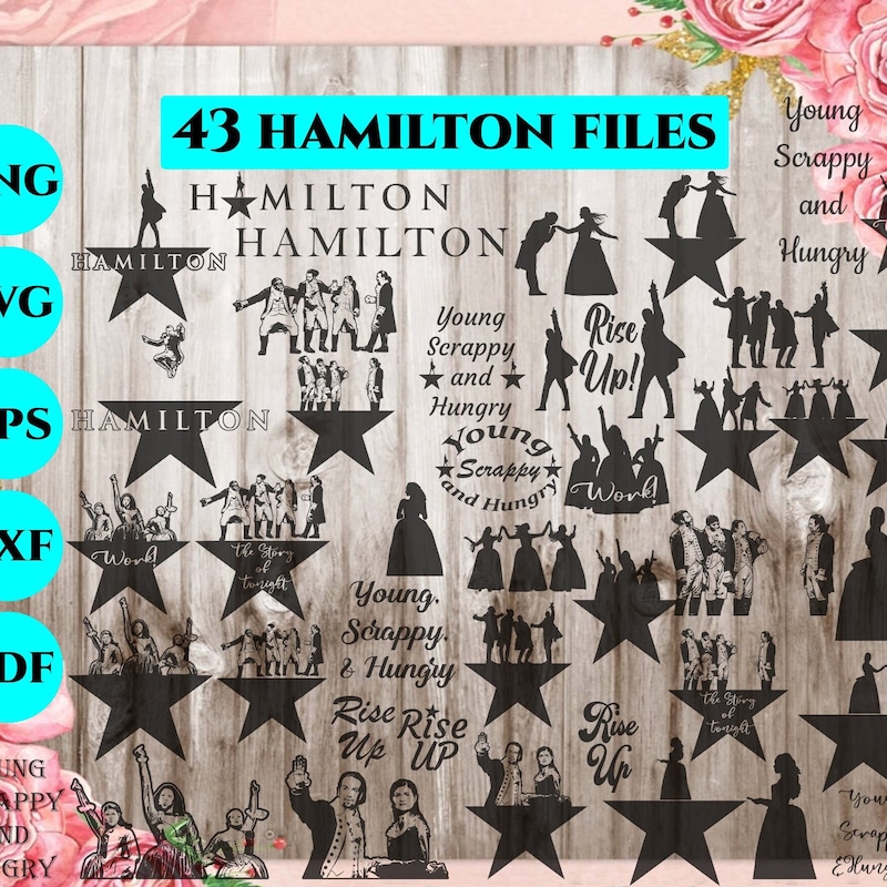 Hamilton Silhouette - Etsy