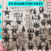 20+ Hamilton SVG PNG Jpg Eps Instant Digital Download Bundle, for ...