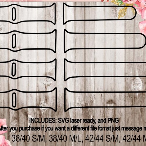 Watch Band SVG Template - Etsy