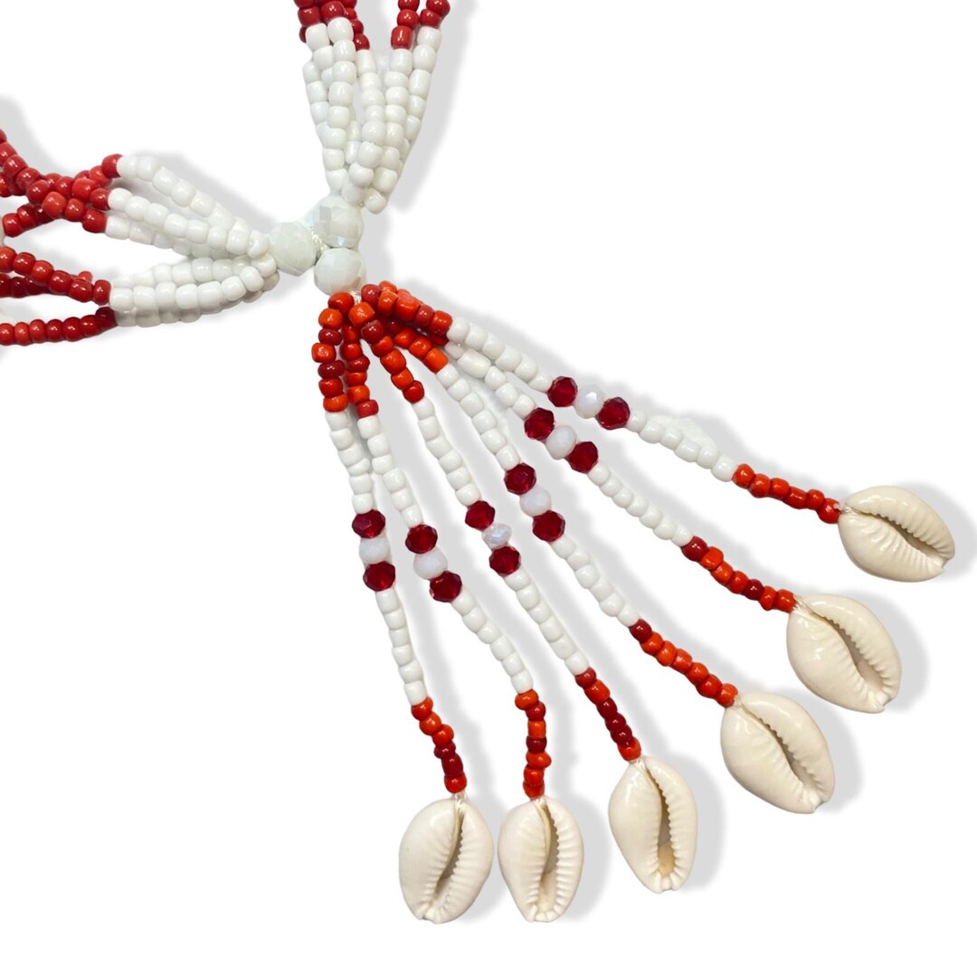 Mazo De Shango Red & White Yoruba Santeria Orisha - Etsy