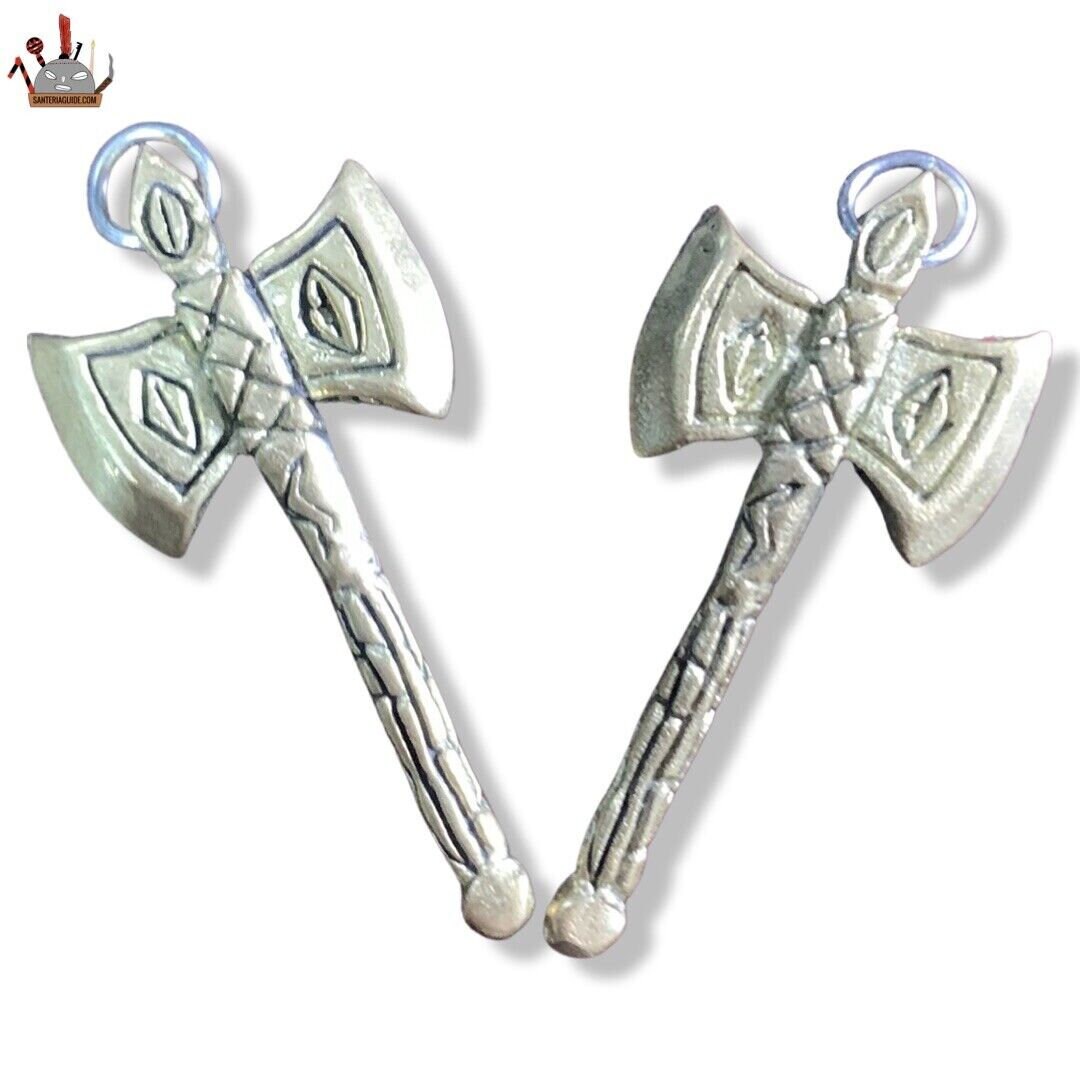 Shango 7 Rayo Pendant Chango Amulet for Ifa, Oba Oriate, Santeria and ...
