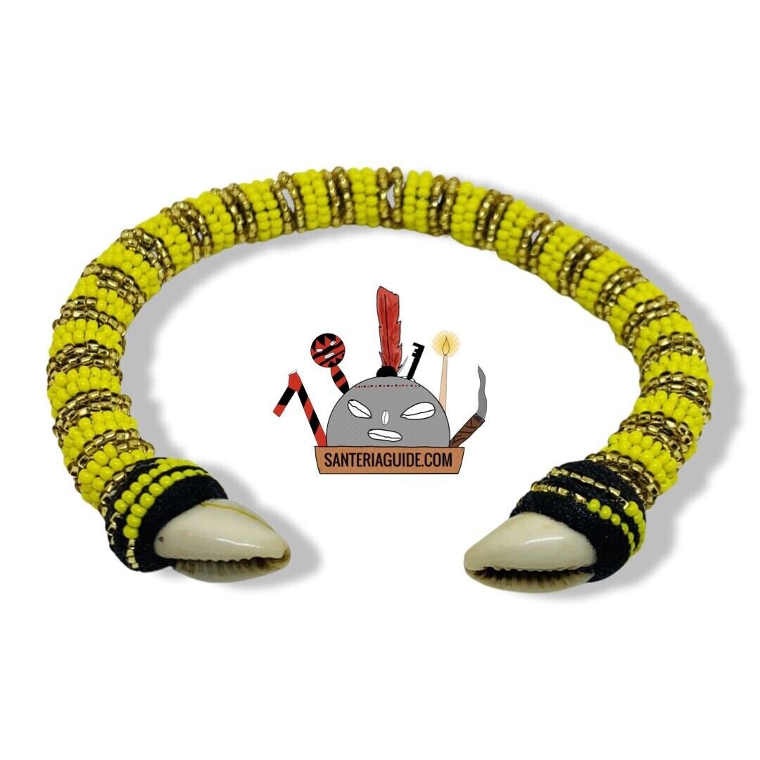 Ilde De Ochun Oshun Orunmila IFA Santero Santería Protective Bracelet ...