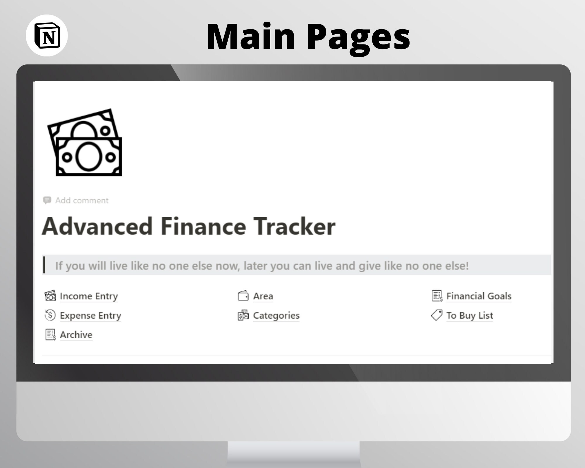 Advanced Finance Tracker in Notion - Etsy UK