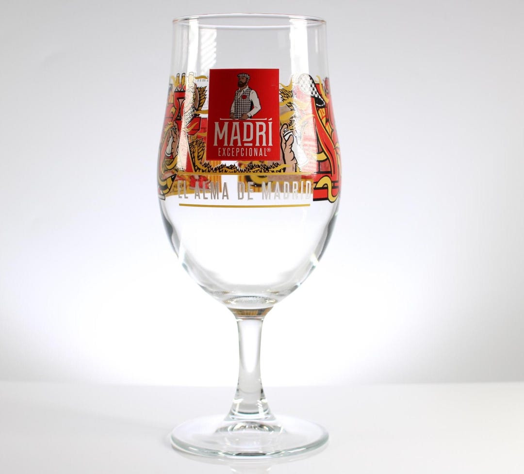 Madri Excepcional El Alma De Madrid Pint Beer Glass - Etsy