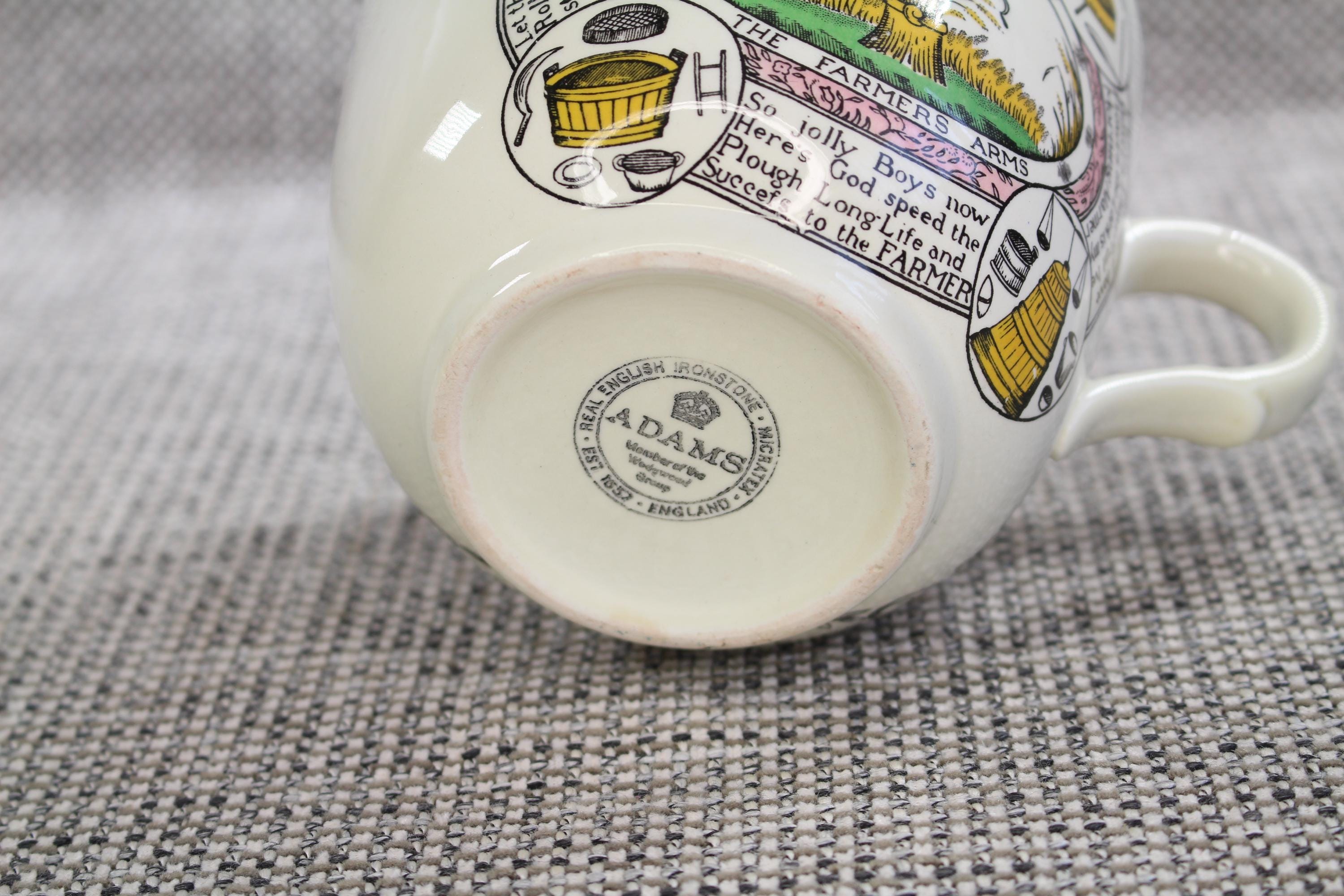 Vintage Adams Pint Cup Mug Wedgwood Real English Ironstone in God is ...