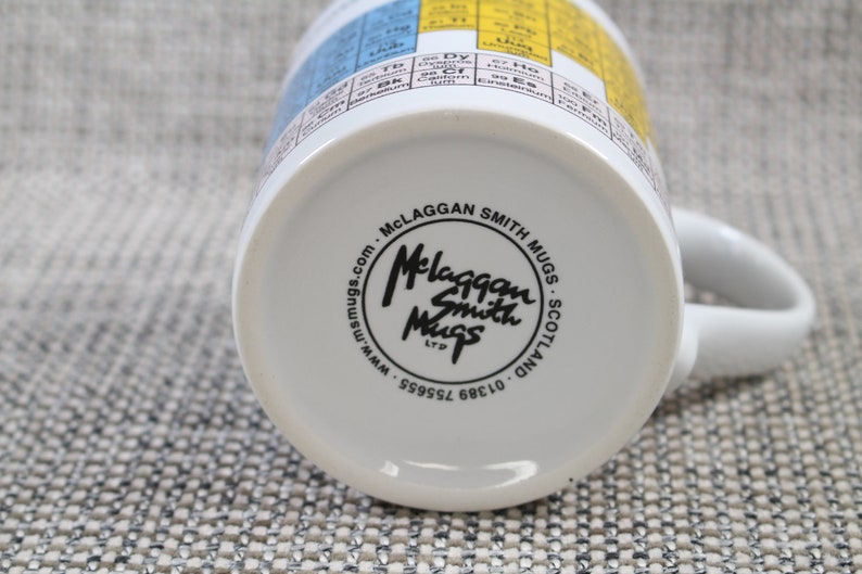 Mclaggan Smith Mug the Periodic Table of the Elements Mug Chemistry ...